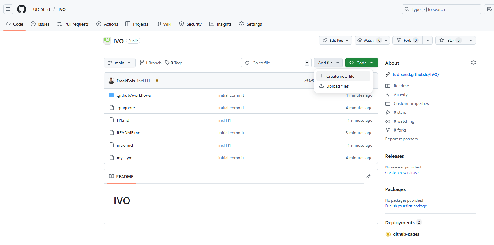 Introductie - template